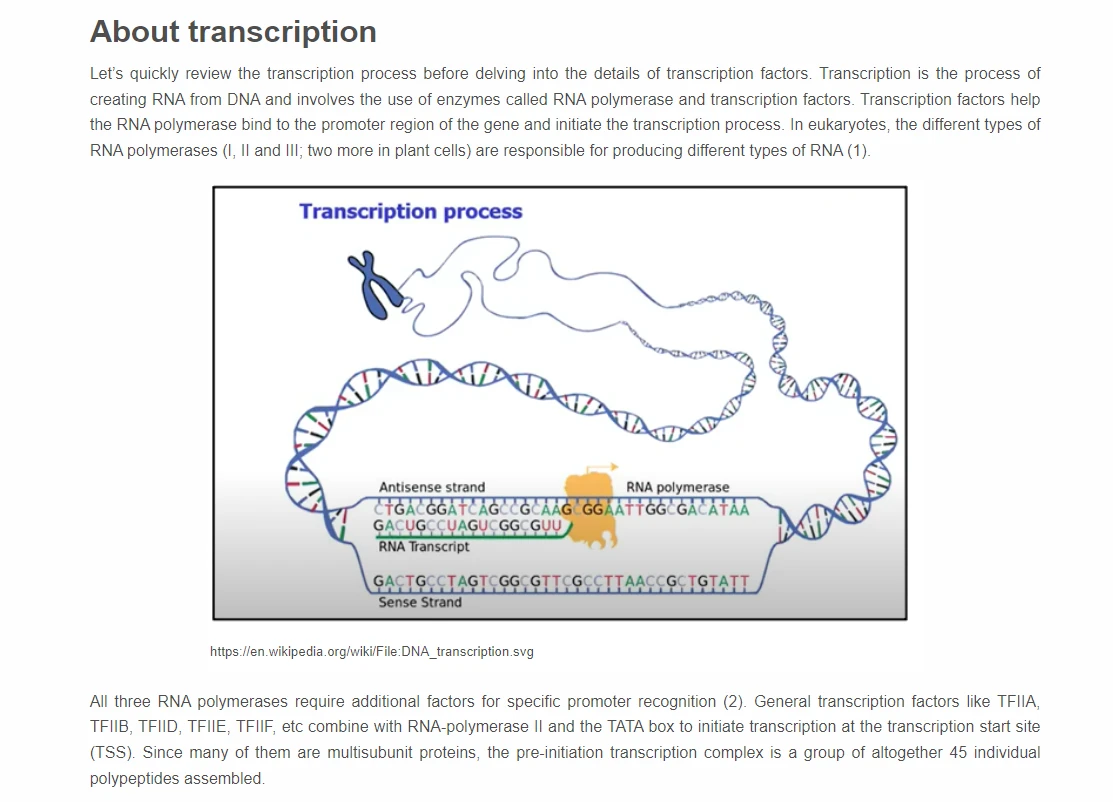 什么是转录因子(Transcription Factors)？ - 哔哩哔哩