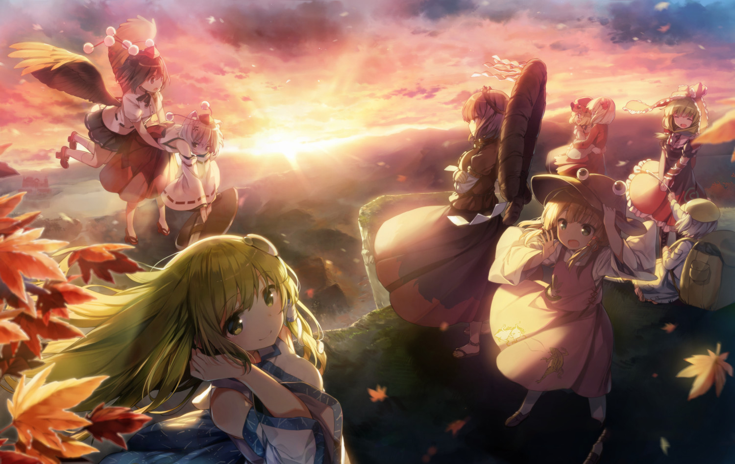 画师shnva笔下的东方插画同人图，带你走进虚幻的幻想乡世界！ - 哔哩哔哩