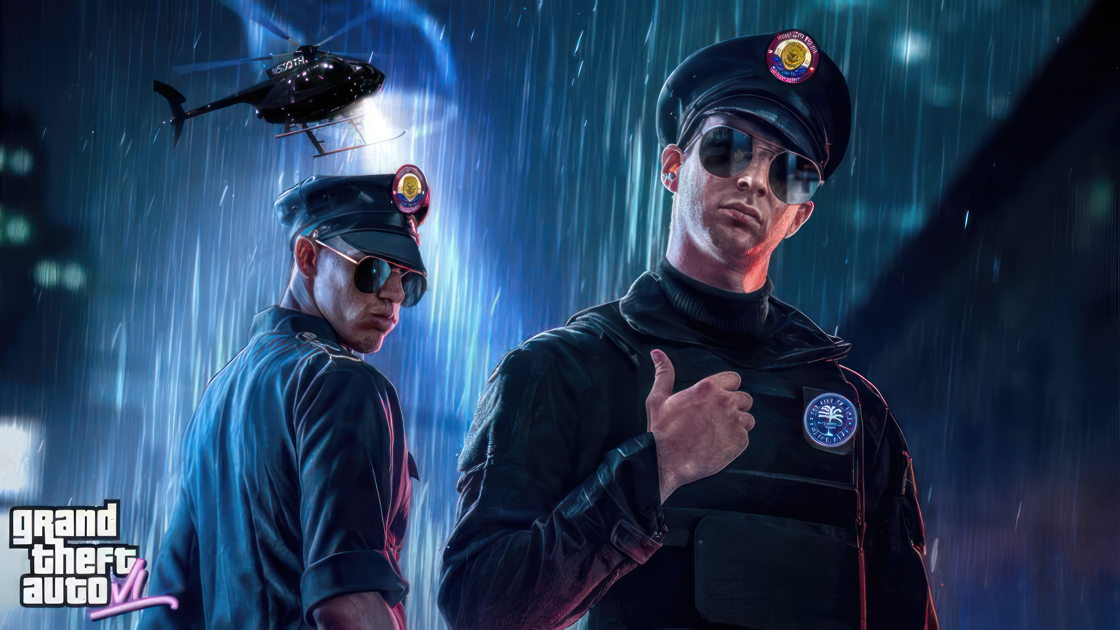 GTA6（Grand Theft Auto 6）概念壁纸 | 4K | 电脑壁纸 | 手机壁纸 - 哔哩哔哩