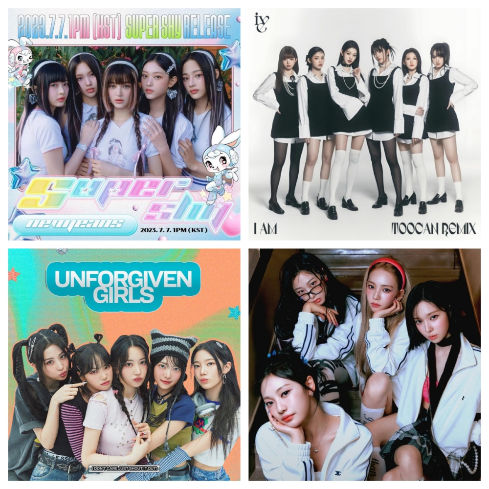 【韩网热议】盘点4代大势女团newjeans Ive Le Sserafim Aespa专辑销量 哔哩哔哩