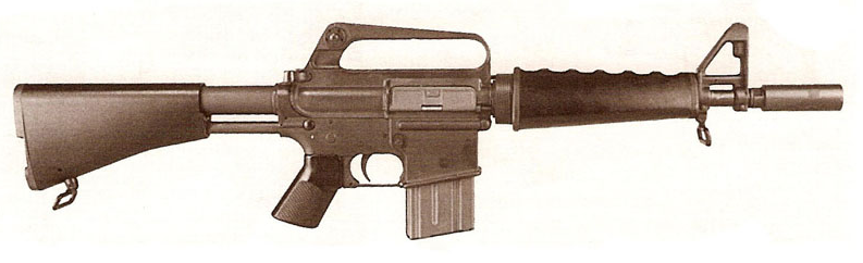 CAR-15小传——M4之前的M16短步枪 - 哔哩哔哩