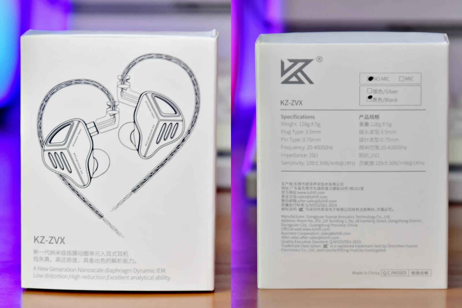 第一次用分离式耳机， KZ ZVX 单动圈有线HIFI耳机体验 - 哔哩哔哩