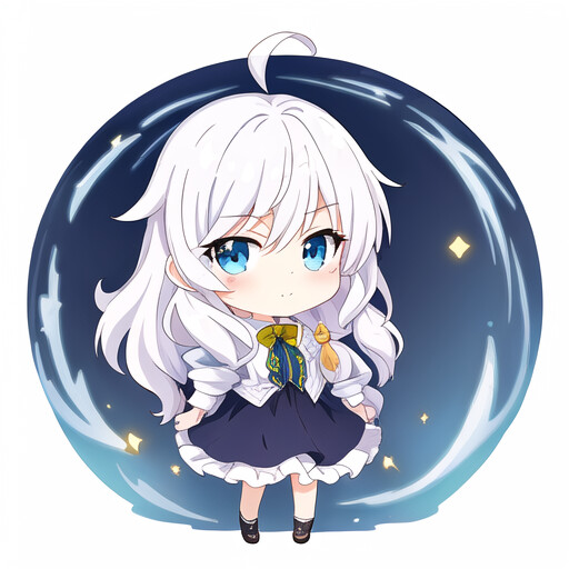 【NovelAI】100张伊蕾娜Q版头像分享 - 哔哩哔哩