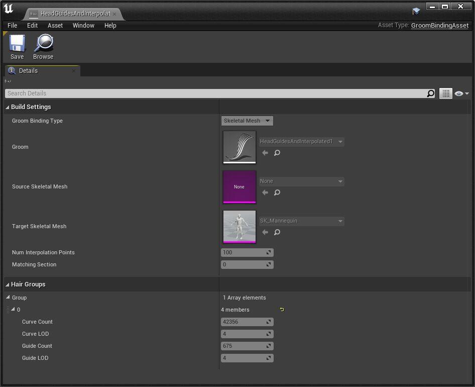 UE5管理内容-Groom属性和参考 - 哔哩哔哩