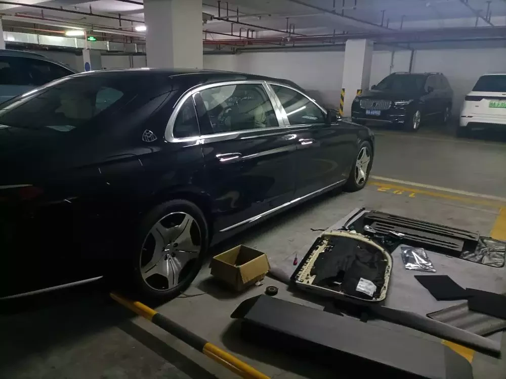 23款迈巴赫S480升级原厂主动式氛围灯+原厂4D旋转高音案例分享 - 哔哩哔哩