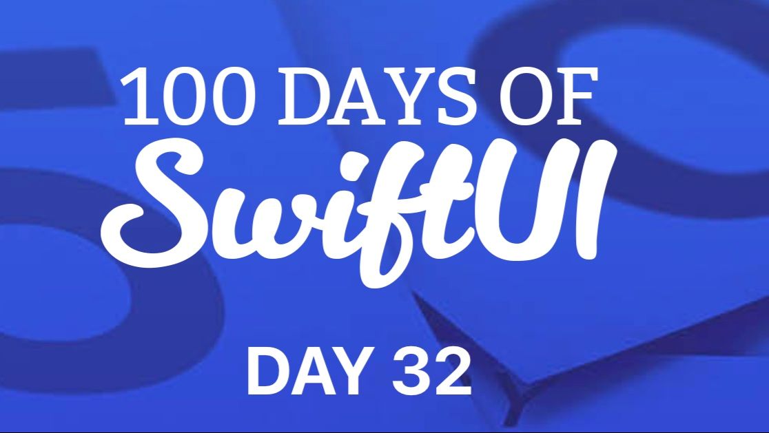 Swiftui学习100天（day32 项目 6，第一部分） 哔哩哔哩 