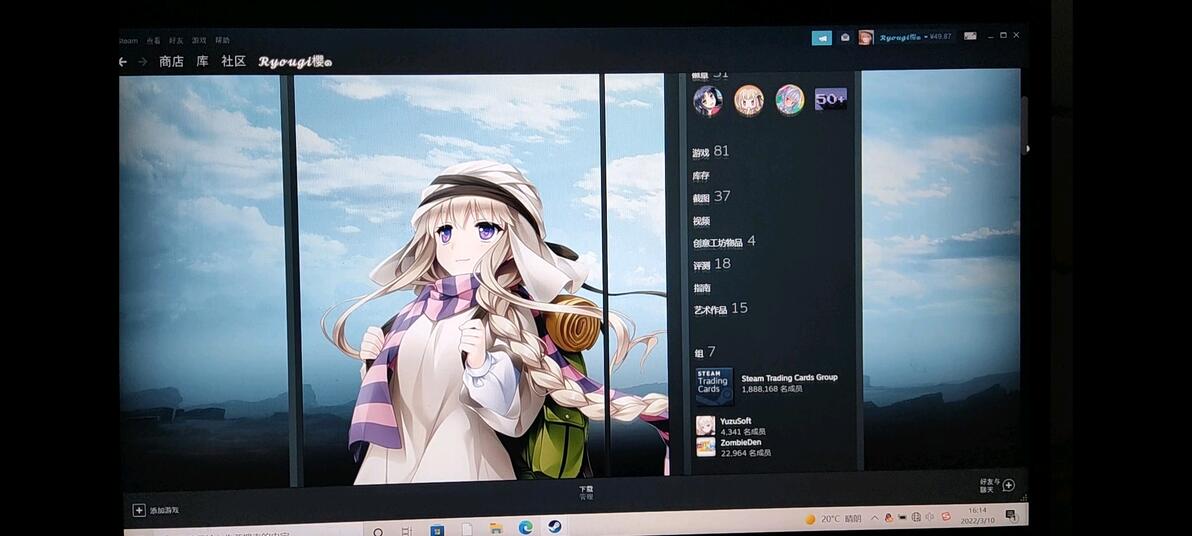 好看的steam二次元背景个人资料（壁纸）附csgo roll枪 - 哔哩哔哩