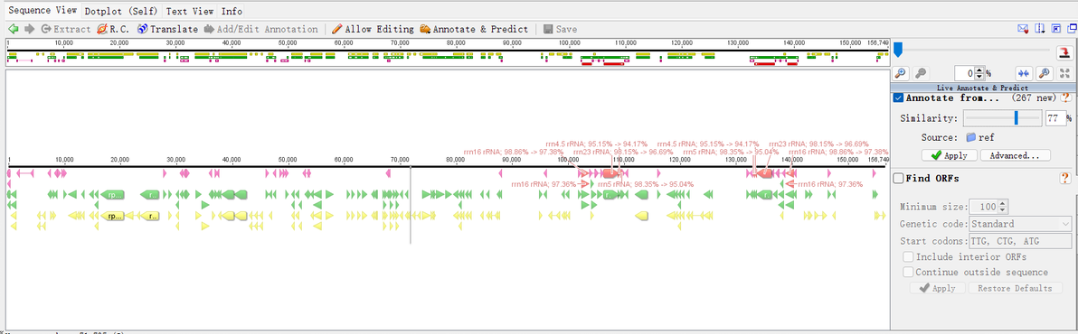 个人学习记录：叶绿体注释在线网页Geseq和CPGAVAS2的试用，以及用geneious软件注释 - 哔哩哔哩