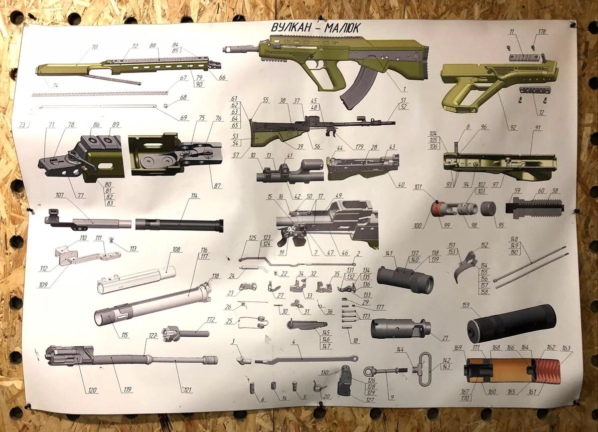乌克兰Malyuk（Vulcan）突击步枪（翻译自维基百科） - 哔哩哔哩