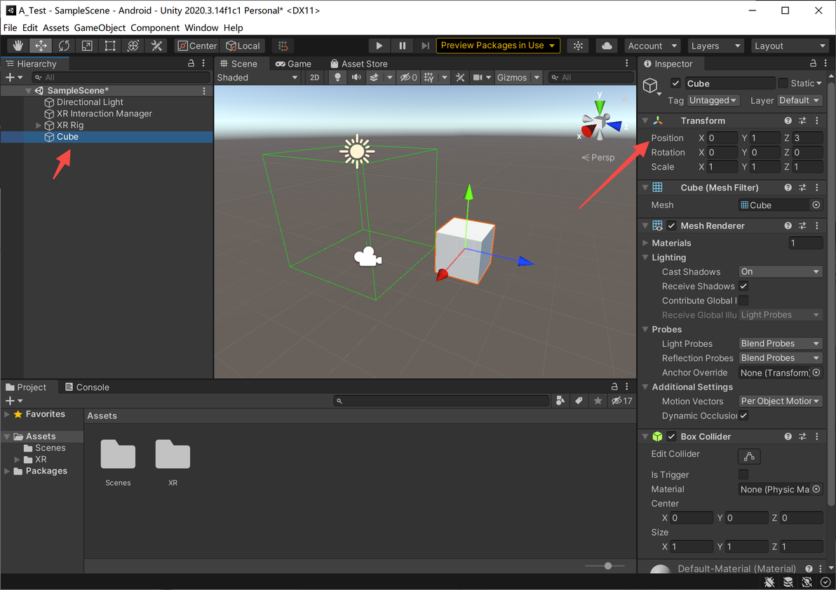 Unity + Oculus Qeust 原型开发配置 - 哔哩哔哩