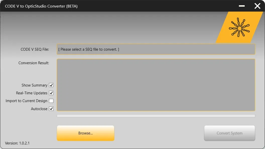 Ansys Zemax | 将CODE V设计导入OpticStudio - 哔哩哔哩