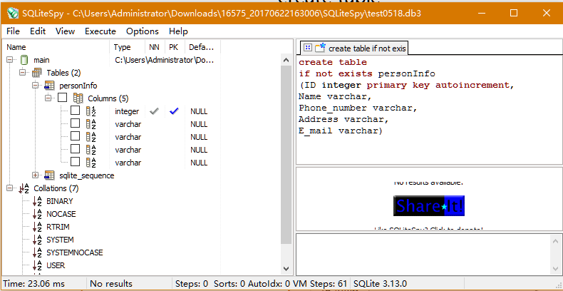 使用SqliteSpy访问Sqlite3数据库 - 哔哩哔哩