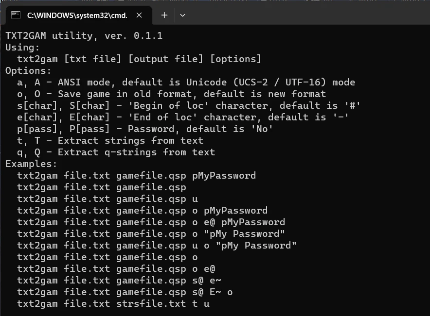 关于QSP(Quest Soft Player)引擎游戏文本的提取和写入 - 哔哩哔哩