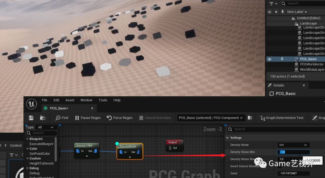 UE5.2预览版PCG工具：基础知识(01) ; 样条线(02) - 哔哩哔哩