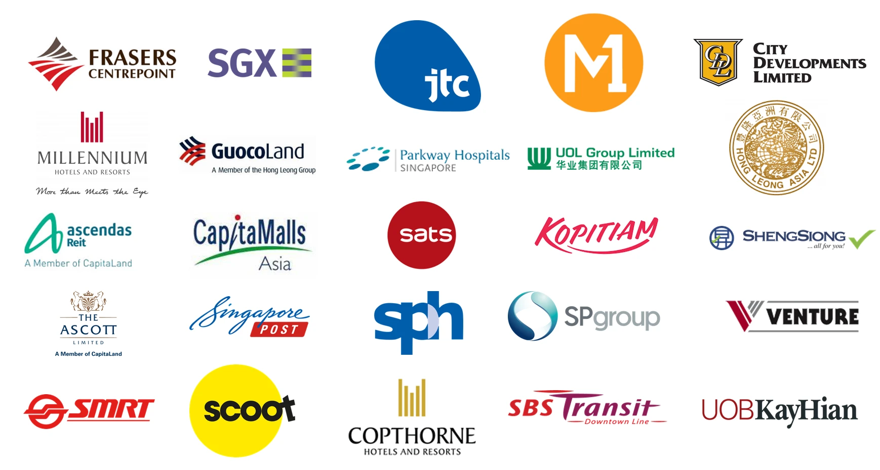 Logos for Brand Finance Singapore 100 2022 - 哔哩哔哩