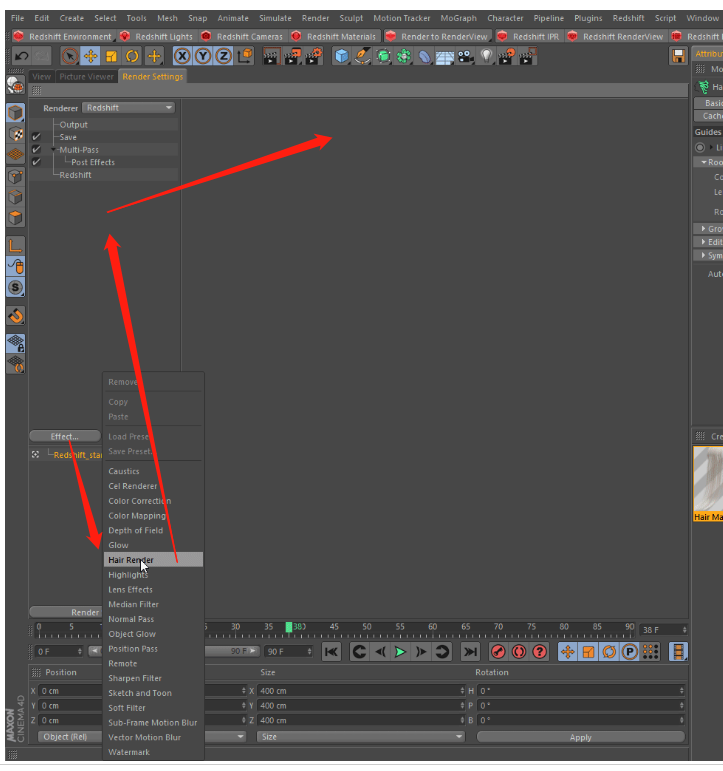 Redshift每日复习004-Hair渲染 - 哔哩哔哩