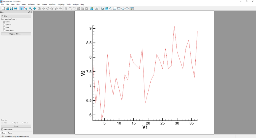 Tecplot科研绘图小技巧1：单曲线图的绘制 - 哔哩哔哩