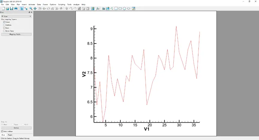 Tecplot科研绘图小技巧1：单曲线图的绘制 - 哔哩哔哩