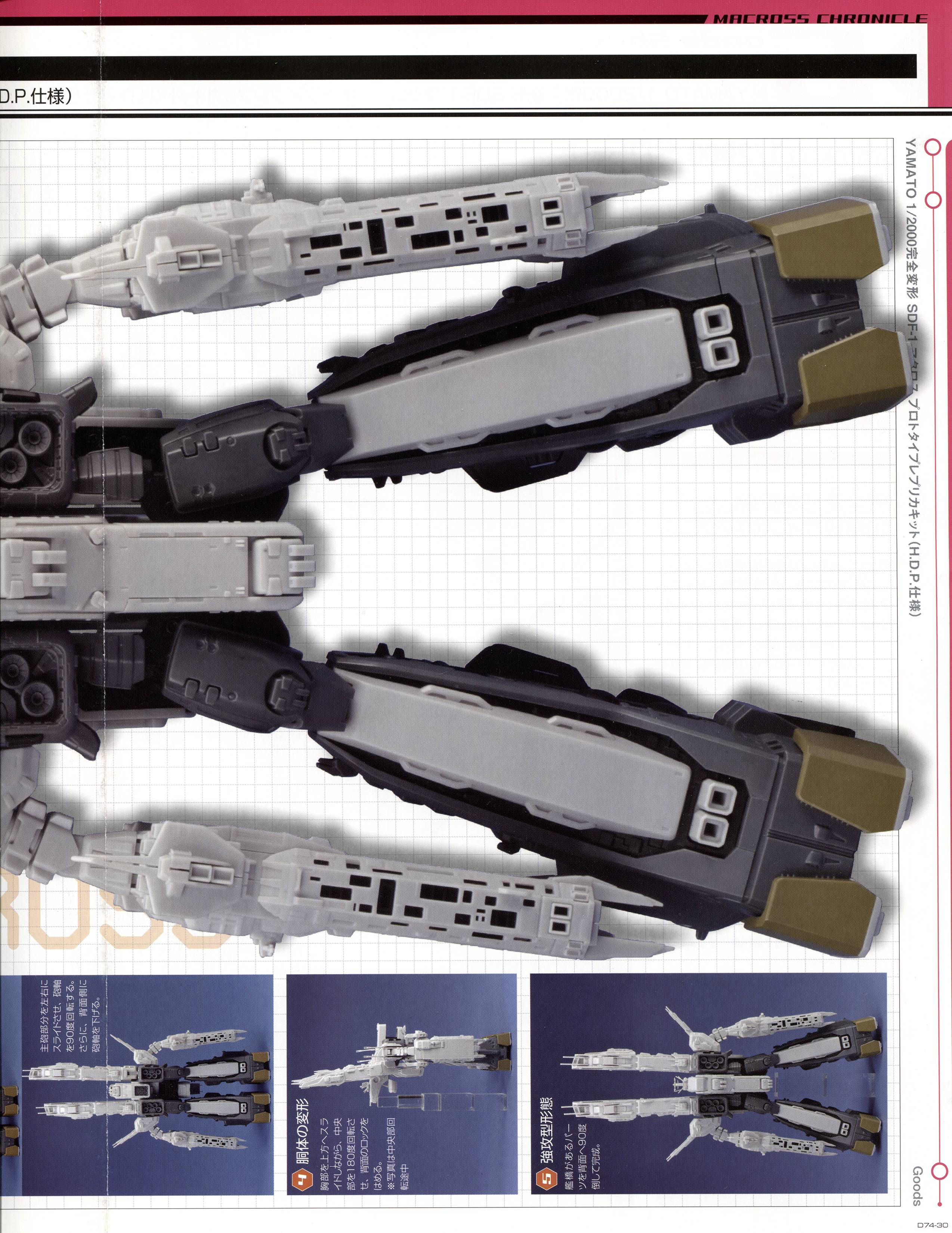 【一曰Acg】超时空要塞编年史 MACROSS 模型篇 太空战舰 SDF-1 Macross 日文版 - 哔哩哔哩