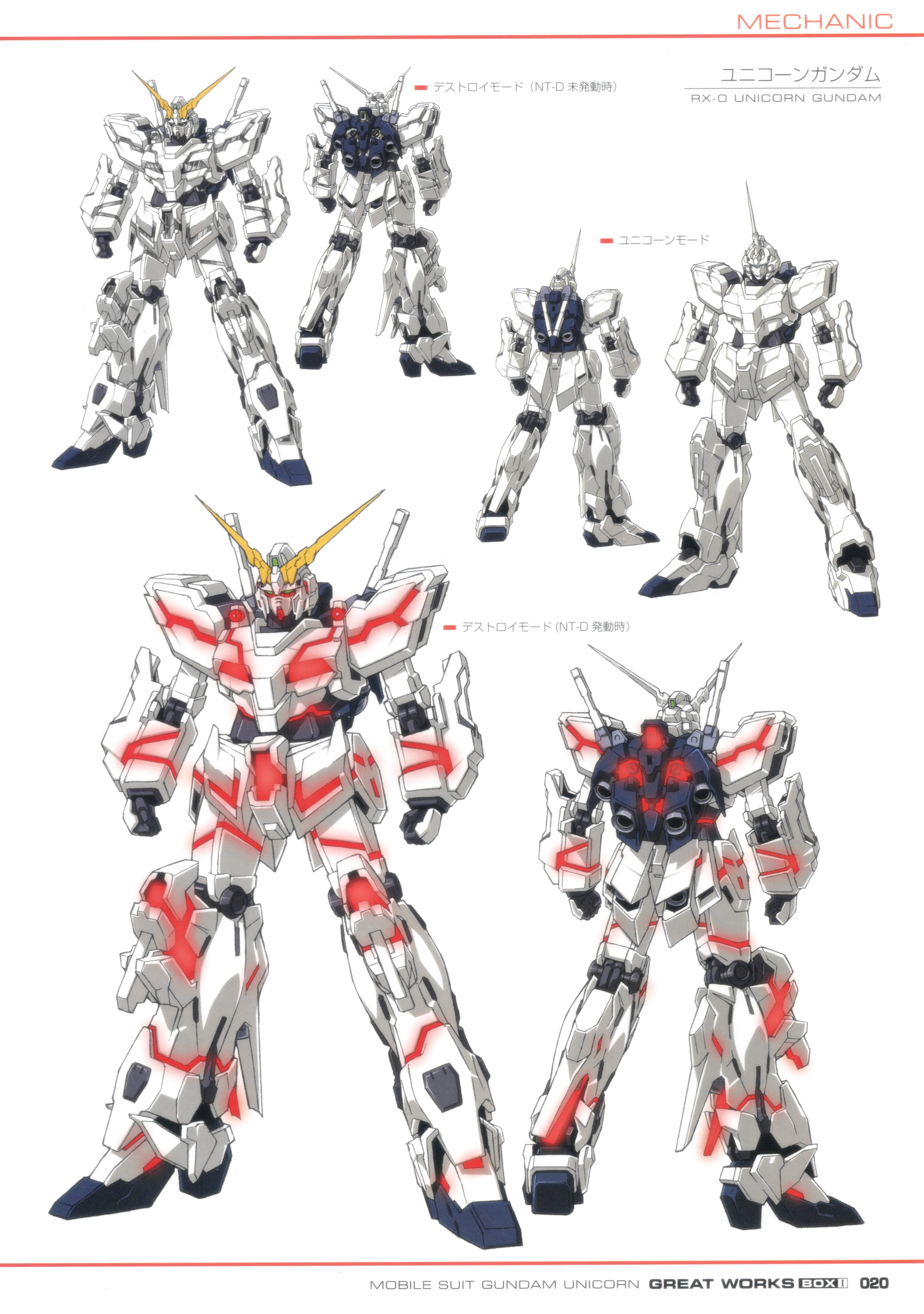 机动战士高达UC RE:0096 独角兽高达角色和机体设定图 - 哔哩哔哩