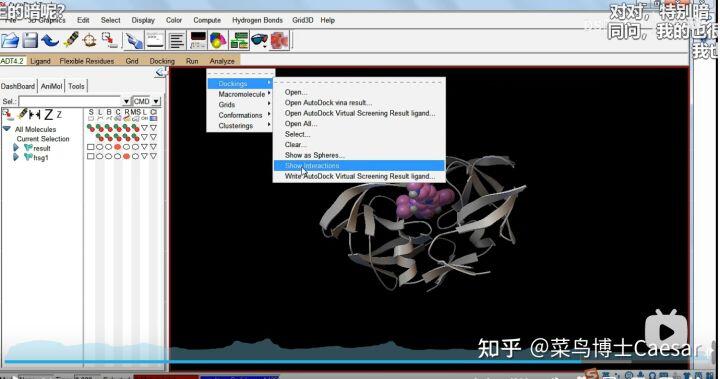 Autodock vina results analysis 对接结果分析 - 哔哩哔哩