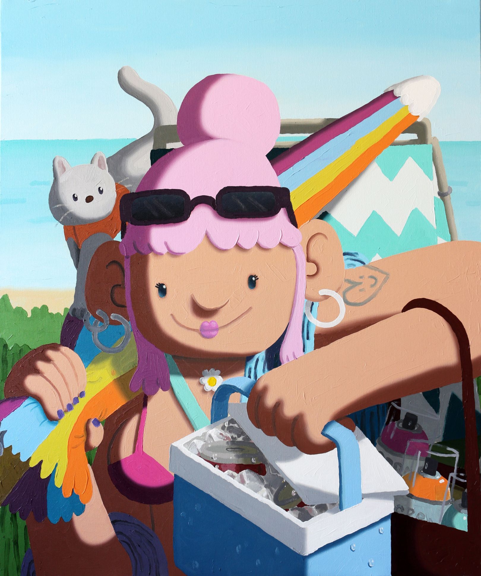 Imon Boy在新的个展中打破了涂鸦与美术之间的界限 - 哔哩哔哩