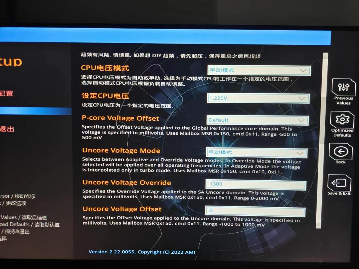分享自己轻度魔改的影驰Z690D4 金属大师BIOS（基于官方22.10.13版）附简易超频指引 - 哔哩哔哩