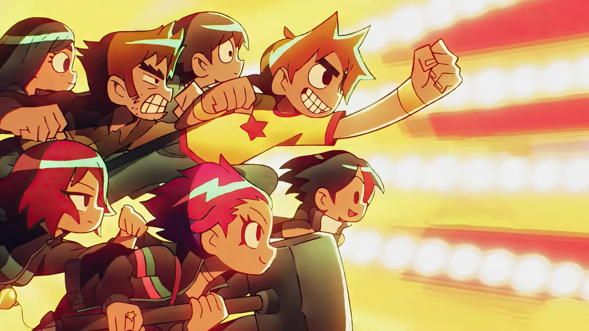 歪小子斯科特：火力全开（Scott Pilgrim Takes Off）| 4K 电脑壁纸 手机壁纸 - 哔哩哔哩