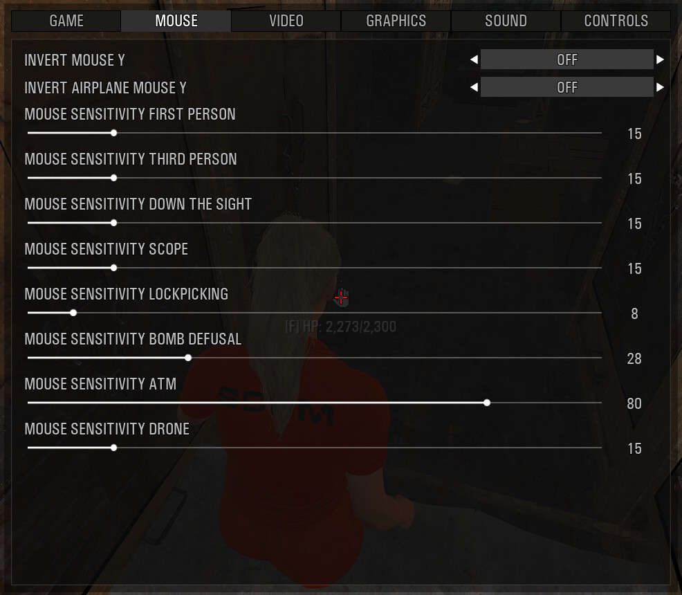 SCUM画面和灵敏度、改键等各项设置 - 哔哩哔哩
