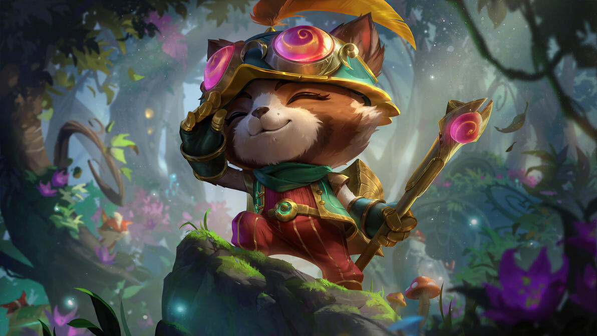 迅捷斥候 提莫 | 重做皮肤（Teemo Rework New Skin）| 8K电脑壁纸 | 4K手机壁纸 - 哔哩哔哩