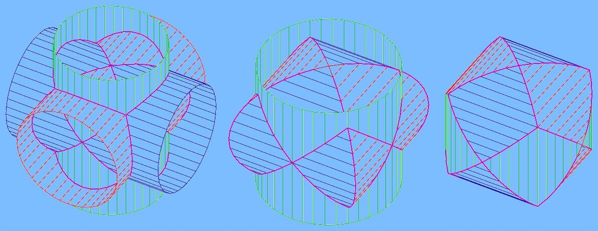 斯坦梅茨几何体(Steinmetz Solid) - 哔哩哔哩