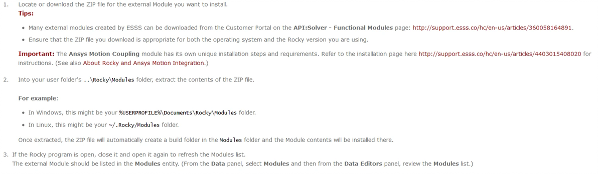 Rocky DEM添加外部模块 - 哔哩哔哩