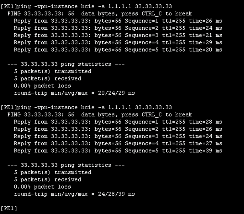 L3VPNv4 over IS-IS SRv6 Policy实验报告 - 哔哩哔哩