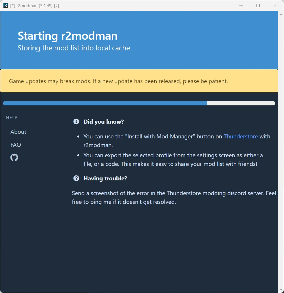 r2modman的使用教程 - 哔哩哔哩