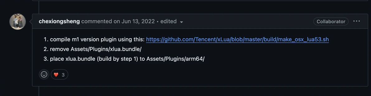 MacOS M1 Unity导入XLua报错DllNotFoundException: xlua assembly - 哔哩哔哩