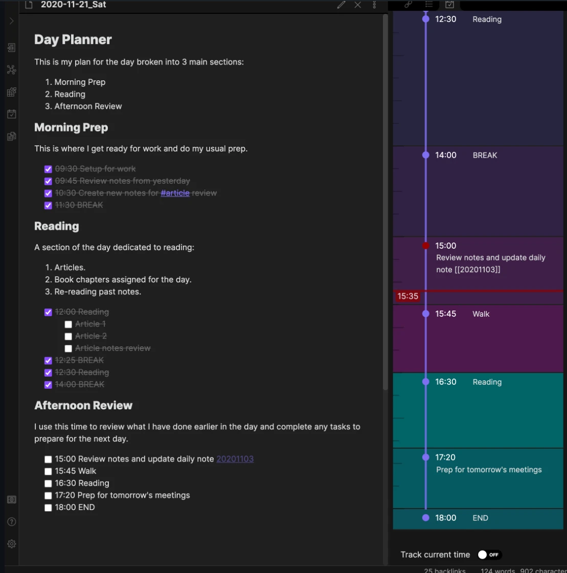 Obsidian Day-Planner 插件新版本使用（0.7.X以上版本） - 哔哩哔哩