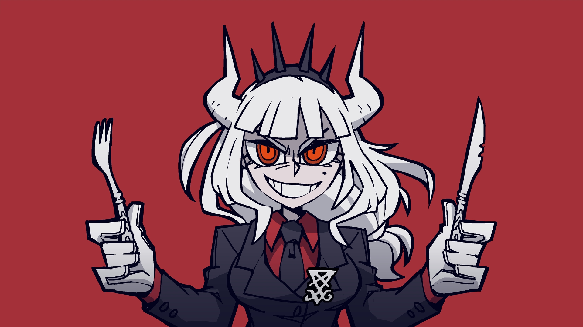 Helltaker地狱把妹王 Artbook图集 - 哔哩哔哩