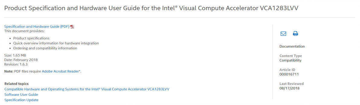 人类早期驯服野生英特尔VCA卡的珍贵资料 #1 启程！VCA2手册先行简要分析 - 硬件篇 - 哔哩哔哩