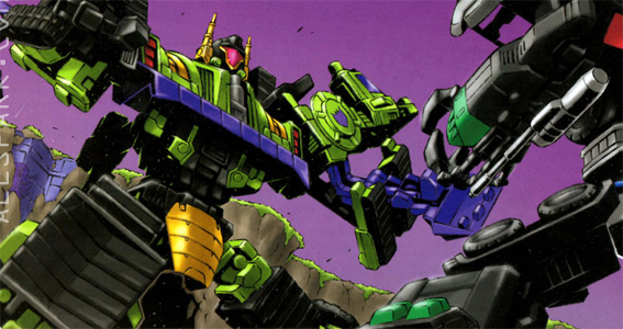 组合成大力神Devastator的6个挖地虎外的挖地虎成员介绍（1） - 哔哩哔哩