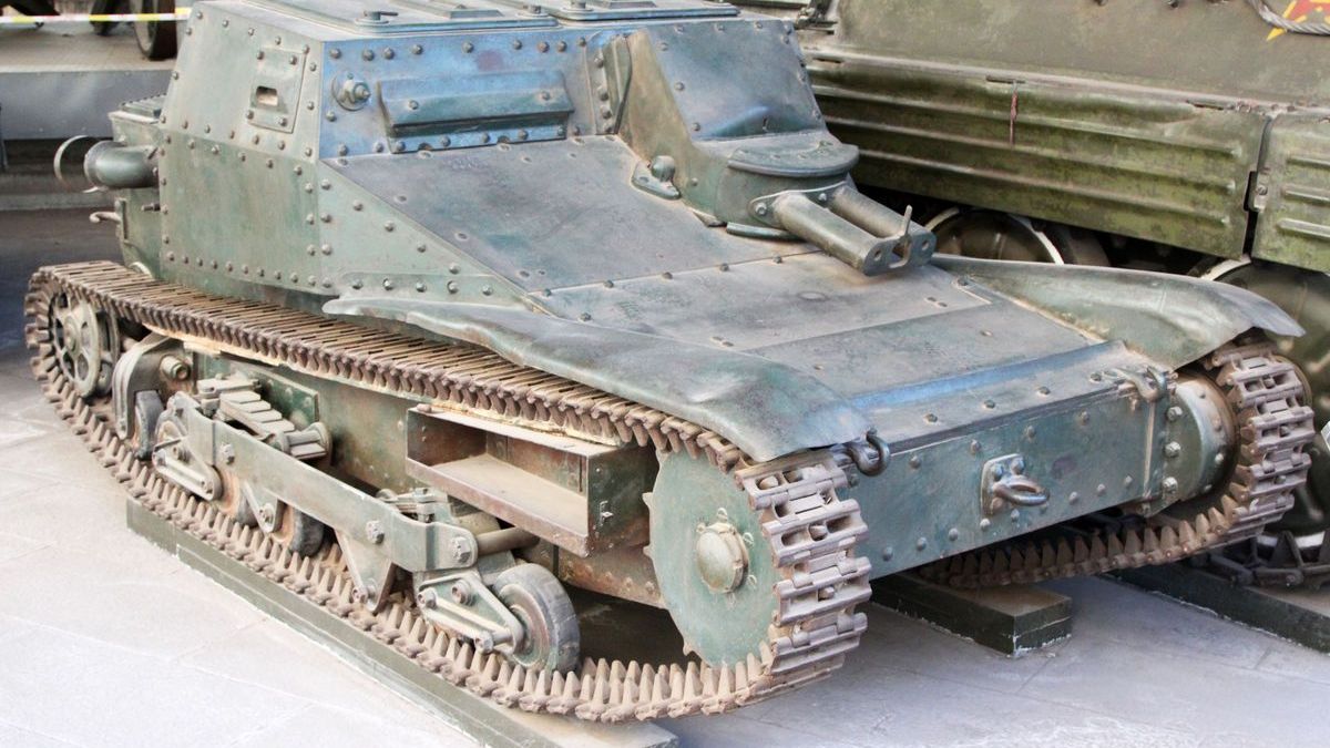 抗日战争中国装甲兵主战装备介绍I（图为CV35） - 哔哩哔哩