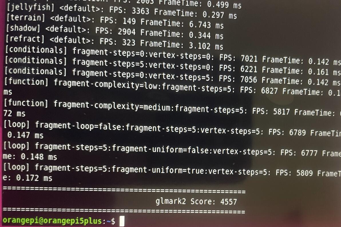 香橙派5 rk3588/rk3588s benchmark sbc bench 性能测试 OpenGL跑分基于香橙派5 plus - 哔哩哔哩