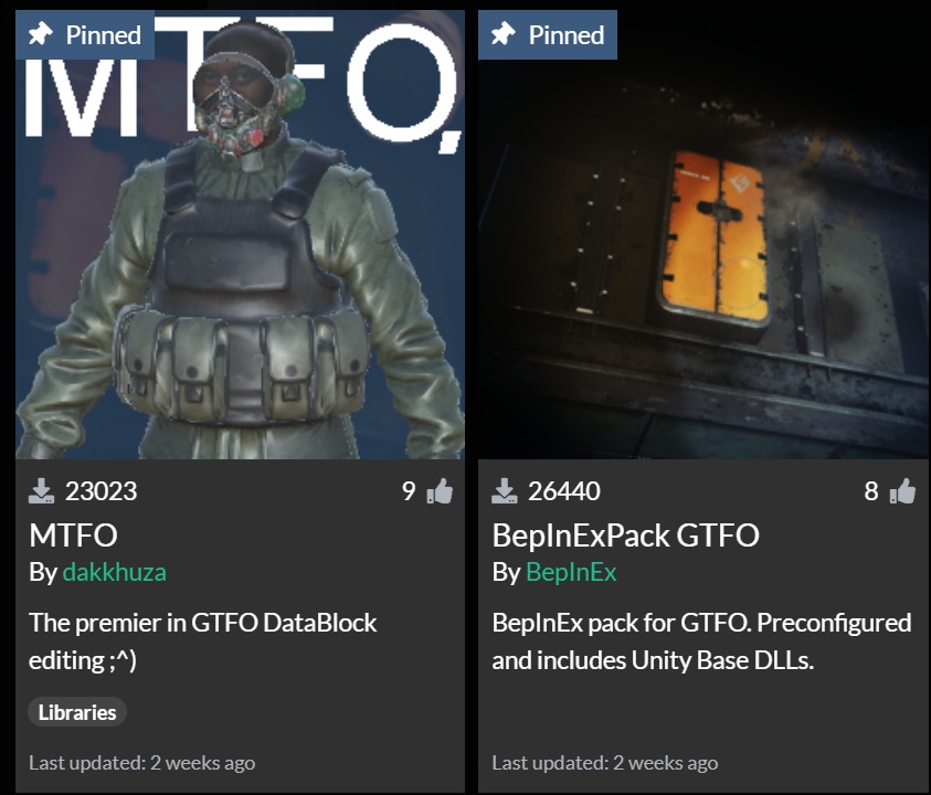 GTFO Mod萌新1 手动安装教程 - 哔哩哔哩
