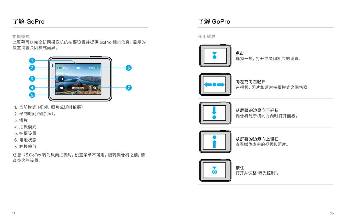 GoPro 7使用说明书 - 哔哩哔哩