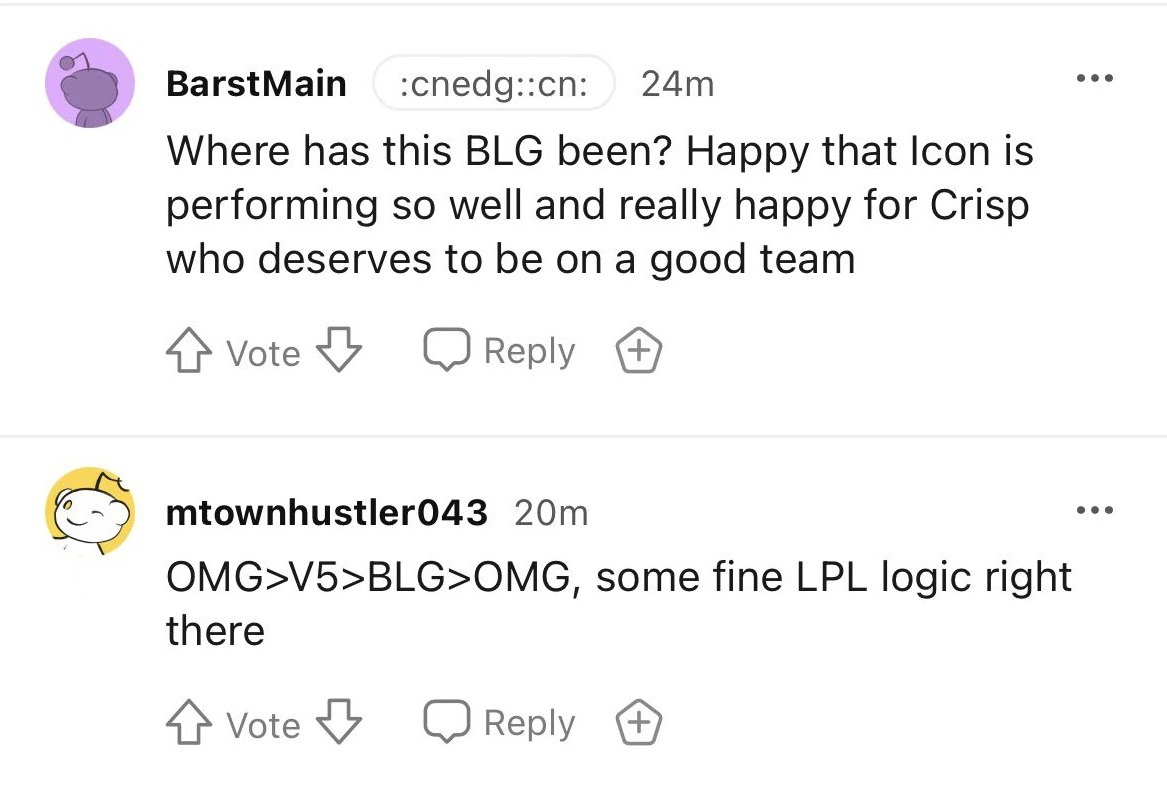 海外网友热议BLG击败OMG：icon表现太突出了！BLG买他是正确的 - 哔哩哔哩