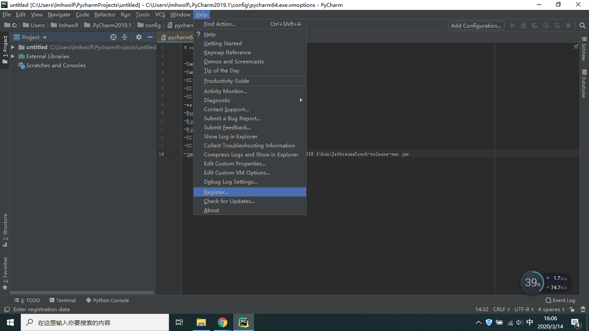 Pycharm2019永久激活技巧 - 哔哩哔哩