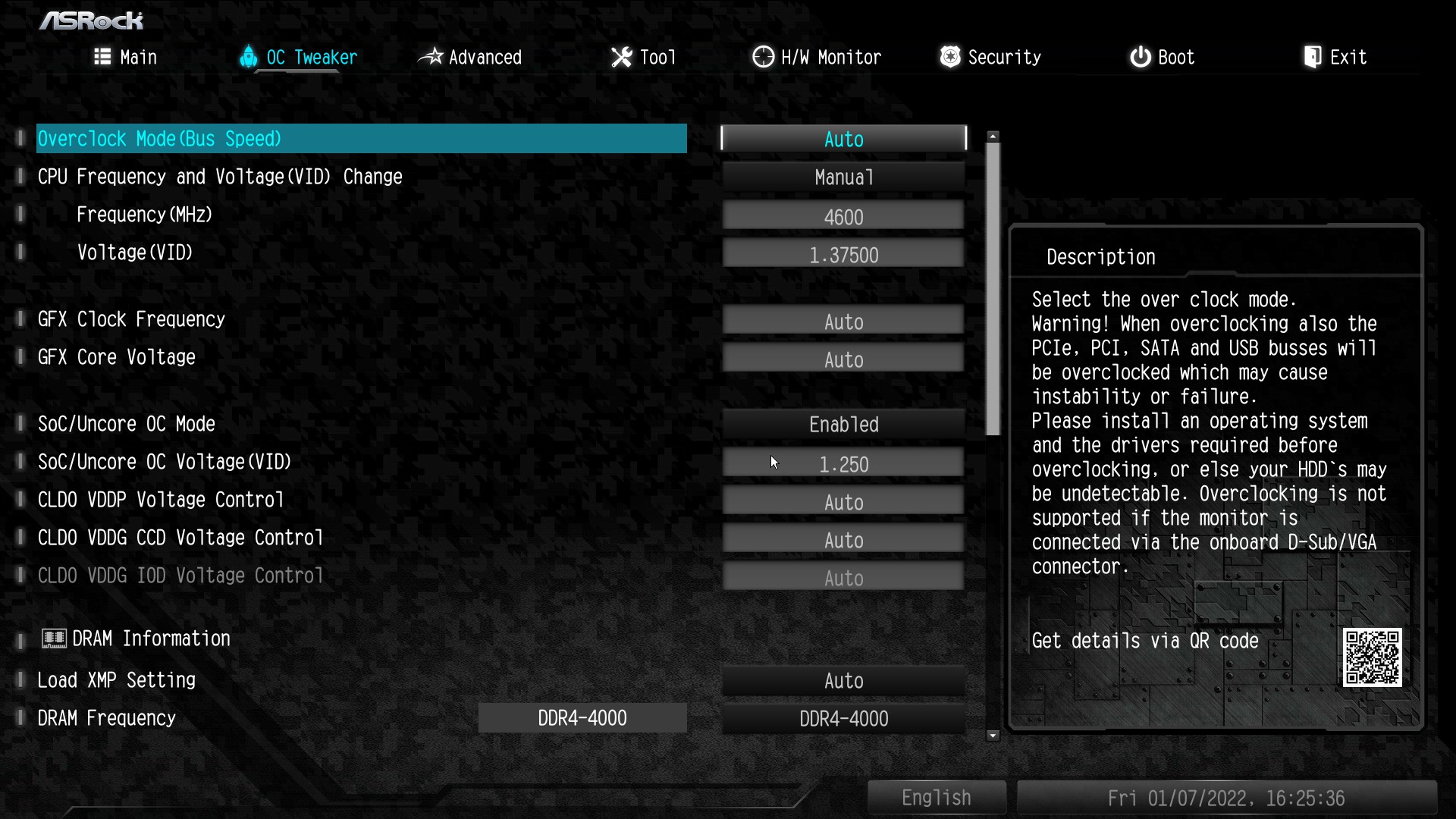 华擎b550m钢铁传奇 5600g超频4.6g c9bjz内存4000设置 - 哔哩哔哩