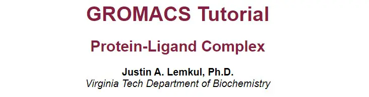 GROMACS 教程：蛋白配体复合物（五）运行MD与结果分析 - 哔哩哔哩
