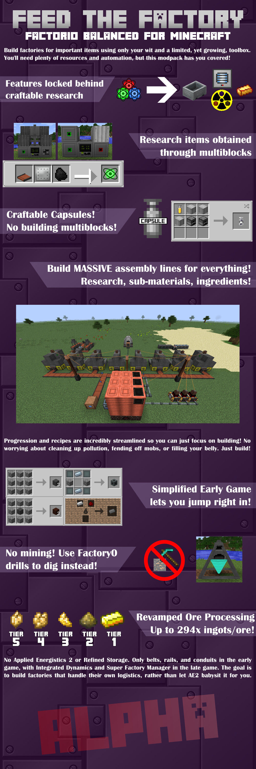 Feed The Factory整合包任务书以及cot物品等汉化 - 哔哩哔哩