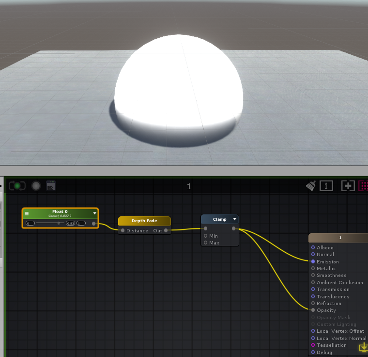 Unity 深度混合节点的使用shader-02 - 哔哩哔哩