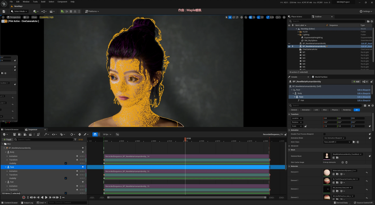 UE5 MetaHuman流程中利用Apple ARKit&Apple ARKit Face Support实现面补 - 哔哩哔哩